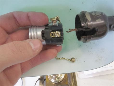 Lamp Parts And Repair Lamp Doctor Banker S Lamp Pull Chain Socket Repair