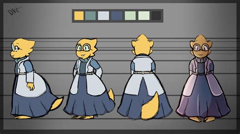 Alphys 2019 Ref Sheet By En Raindst On Deviantart