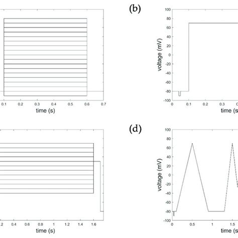 Voltage Step And Ramp Protocols A Activation Protocol B Download Scientific Diagram