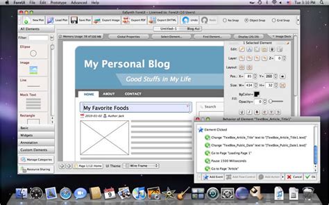 Foreui Gui Prototyping Tool Development Tools Software