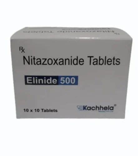 Nitazoxanide 500mg Tab Elinide 500 At ₹ 120stripe Ramdas Peth