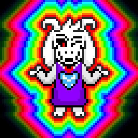 Asriel Dreemurr Pixel Art Undertale Amino