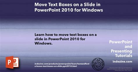 Move Text Boxes On A Slide In PowerPoint 2016 For Windows
