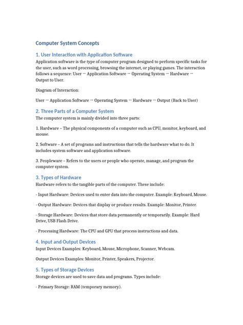 Computer System Concepts Pdf