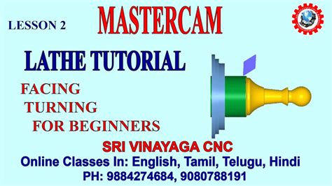 Mastercam Rough Turning Programming Tutorials Lesson 2 Youtube