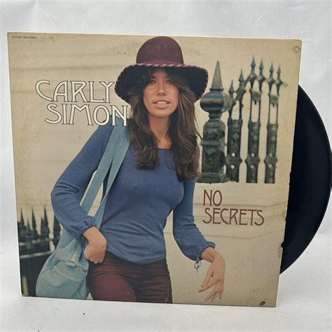 Carly Simon No Secrets Vinyl Record Etsy