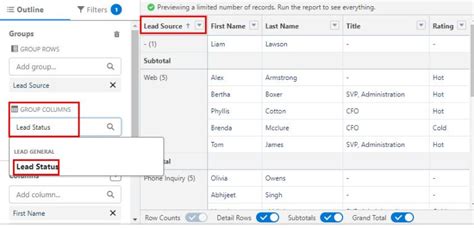 How To Create Matrix Report In Salesforce