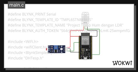 Project Temp Hum Dengan Ldr Wokwi Esp32 Stm32 Arduino Simulator