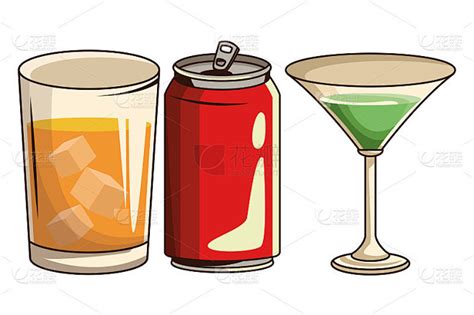 易拉罐和鸡尾酒