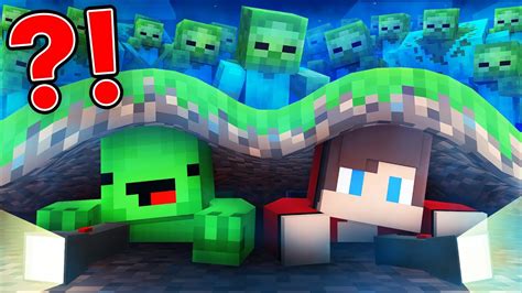 How JJ And Mikey Survive In Zombie APOCALYPSE Maizen YouTube