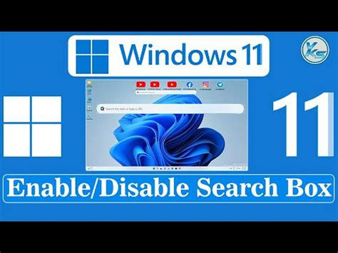 How To Enable Disable Search Box From Windows 11 Desktop