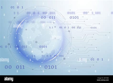 Futuristic Global Network Technology Vector Stock Vector Image And Art