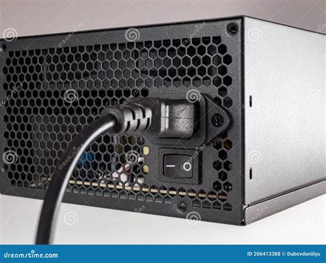 Computer Part For System Unit Assembly Power Supply For Computer Close