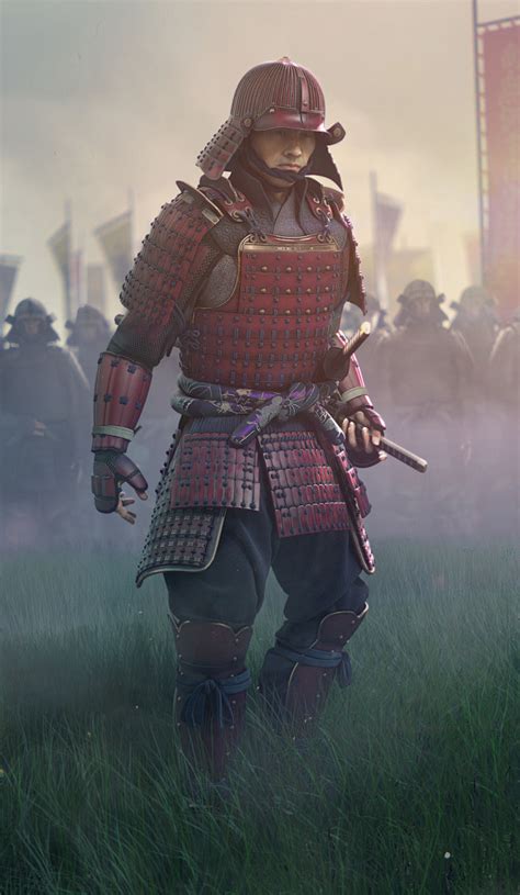 Samurai By Eugene Yevhen Lisunov ｜ Realistic ｜ 3d ｜ Cgsocietycd75a