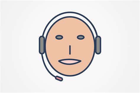 Technical Support Line Filled Icon Graphic By Graphic Nehar · Creative Fabrica