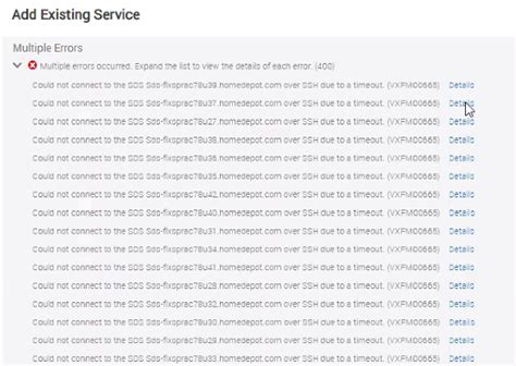 Powerflex 3x So Add Existing Service Can Fail Vxfm00665 Dell Kuwait