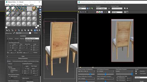 Uvw Map Error Using Mirror In Bitmap Setting Mental Ray Autodesk