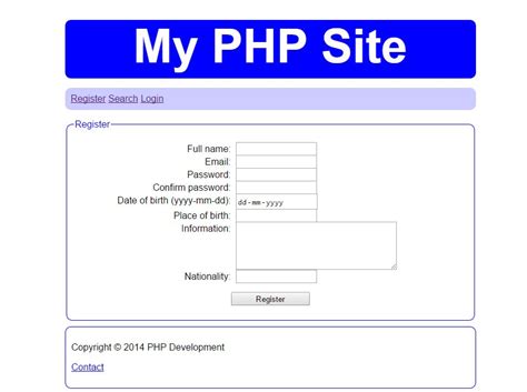 Php Project My Php Site Php Tutorial By Wideskills