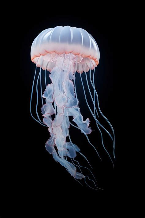 Sea Moon Jellyfish Floating Animal Premium Photo Rawpixel