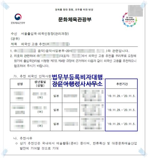 외국인등록증 연장 체류기간연장허가 대행 네이버 블로그