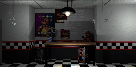 [fnaf6 C4d] Office By Freddypizza13 On Deviantart