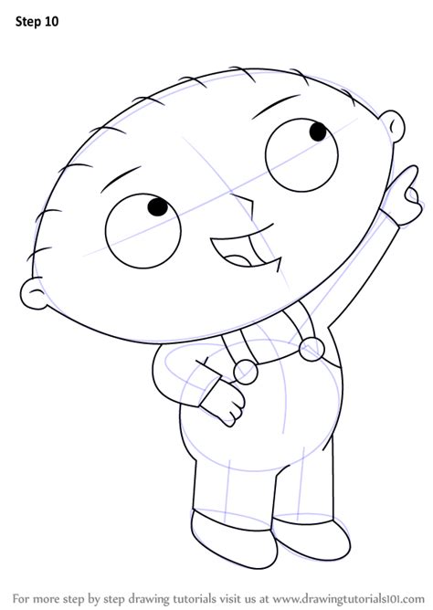 How To Draw Stewie Griffin From Family Guy Family Guy Step By Step Drawingtutorials Com