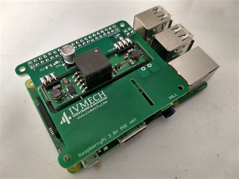 PoE HAT for Raspberry Pi 3 Model B Development Modules Ivmech Mekatronik İnovasyon