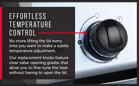 Maplefield Heat Resistant Replacement Grill Knobs