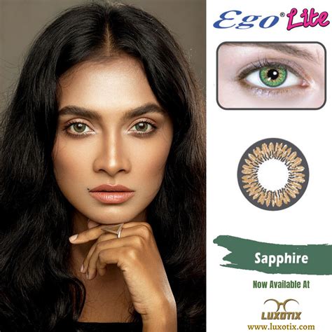 Ego Lite Sapphire Contact Lens Luxotix