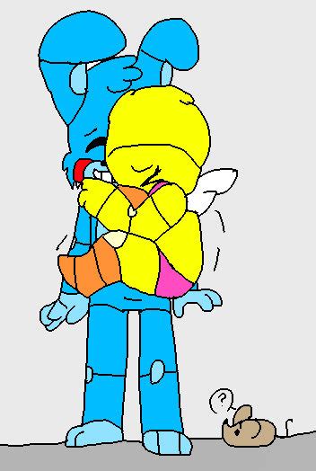 Toy Chica X Toy Bonnie By Oakiebun On Deviantart