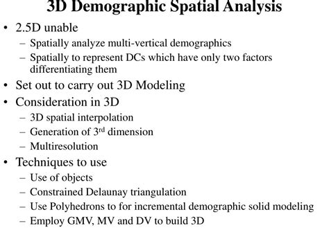 Ppt Gis Demographics Spatial Analysis And Modeling Powerpoint Presentation Id247491