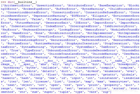 Python Builtins内建函数python 内建命令 Csdn博客