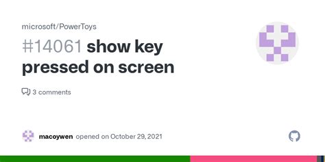 Show Key Pressed On Screen Issue 14061 Microsoft PowerToys GitHub