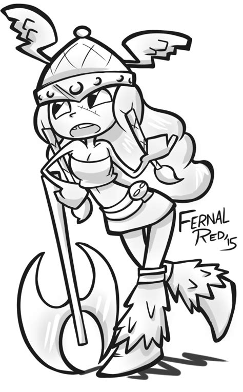 Rayman Legends Barbara By Fernalred On Deviantart