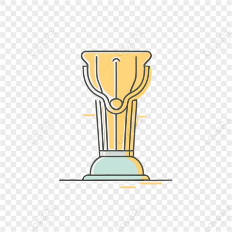 회색 배경에 간단한 황금 트로피 그림 벡터 우수이 미니멀리즘 Png 일러스트 무료 다운로드 Lovepik