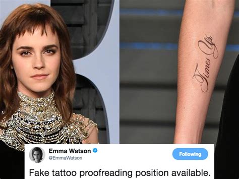 Tatuaggio Emma Watson