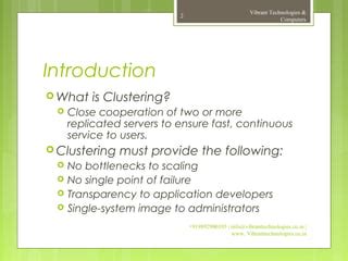 Weblogic Clustering Failover And Load Balancing Training Ppt