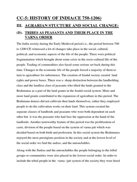 Cc5 Mod 3d Pdf Caste Society