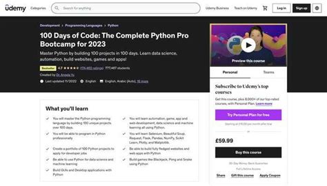 10 Best Python Courses Learnopoly