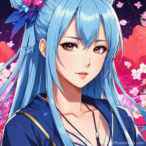 Japanese Anime Style Female Character Stable Diffusion Online