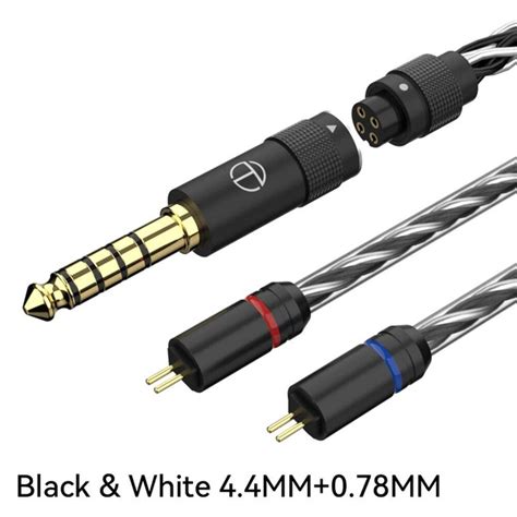 Наушники Внутриканальные Trn Сменный кабель для наушников T6 Pro с выводом 0 78 мм 0 75 мм Qdc S