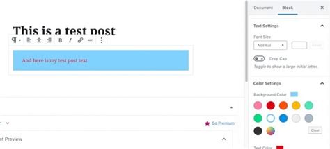 how to create a post or page with wordpress block editor slightly sorted