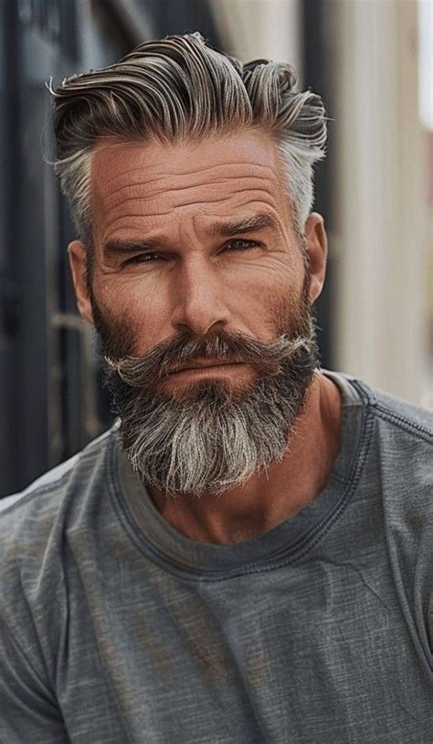 Pin By Mike On Beard Hair And Beard Styles Grey Hair Men Beard
