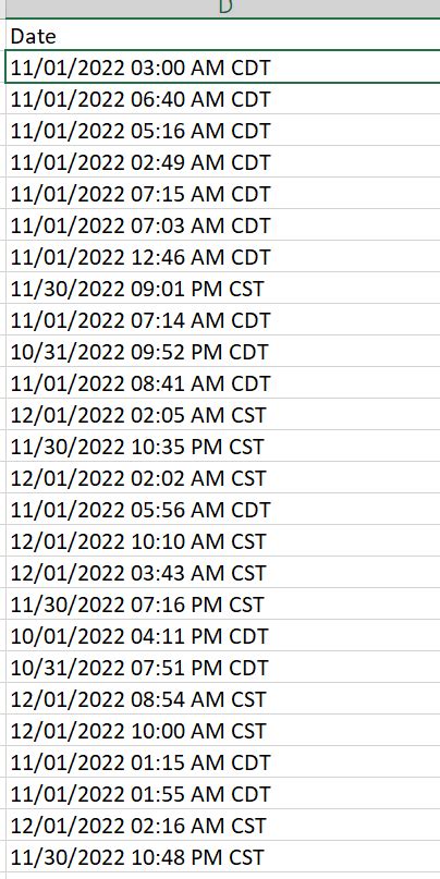 removal of timestamp from the date column r excel