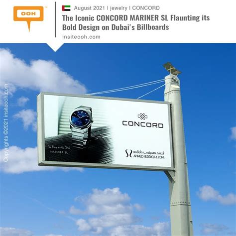 The Iconic Concord Mariner Sl On Dubai Billboards