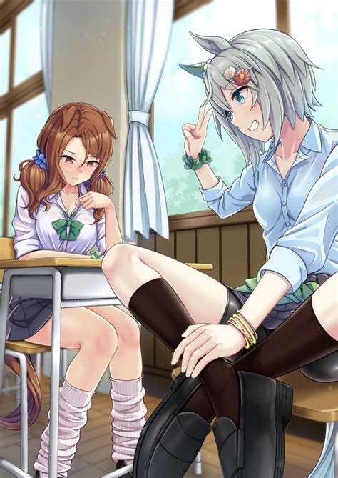 Zenrakishi King Halo Umamusume Seiun Sky Umamusume Umamusume Light Green Hair Highres