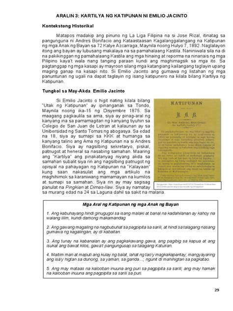 Yunit 2 Aralin 3 Pdf Pdf