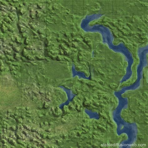 Generate 3 Different Terrains In A Grid Map Prompts Stable Diffusion