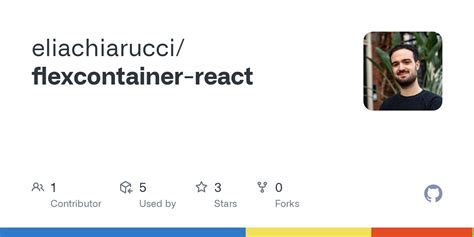 GitHub Eliachiarucci Flexcontainer React