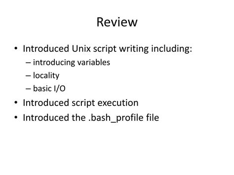 Ppt Bash Scripting Powerpoint Presentation Free Download Id207396